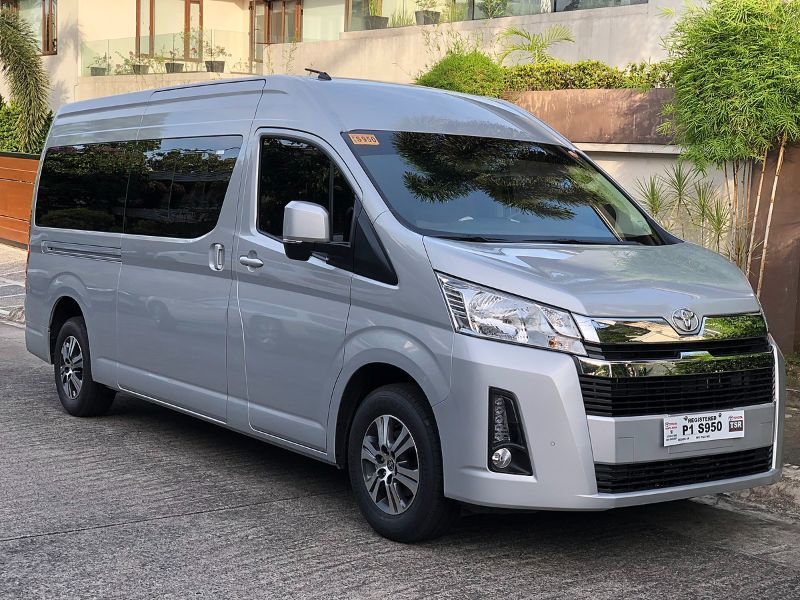 Toyota Hiace for rent Manila - LXV Cars