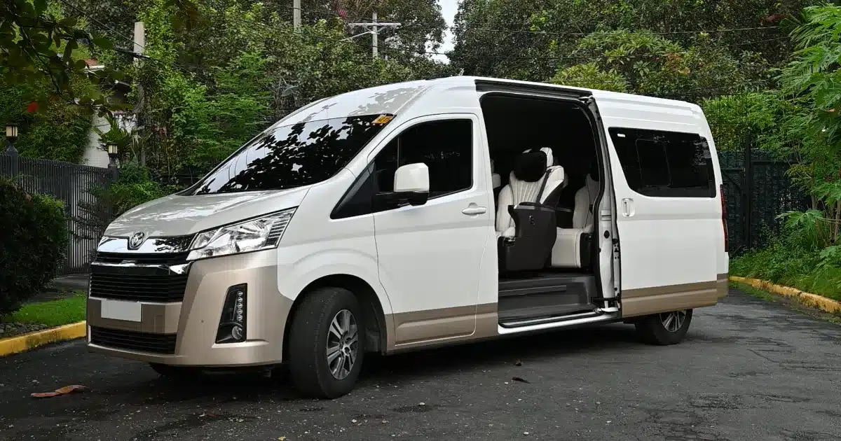 Toyota Tourer VIP for rent Manila - LXV Cars